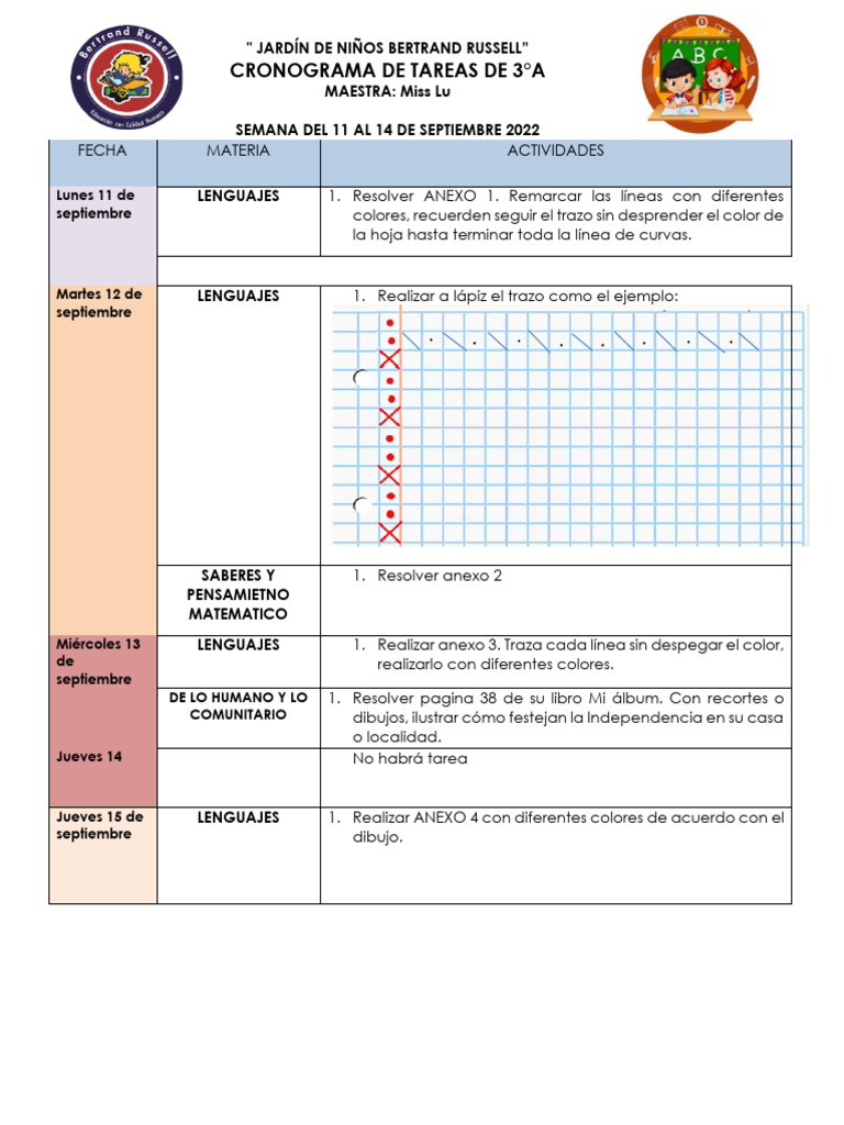Tarea Mi Primer Preescritura | PDF
