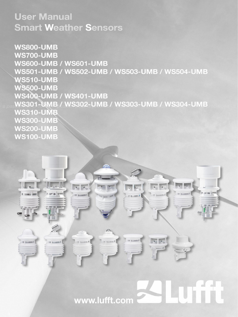 Manual WSx-UMB V49 Eng 03 | PDF | Precipitation | Humidity