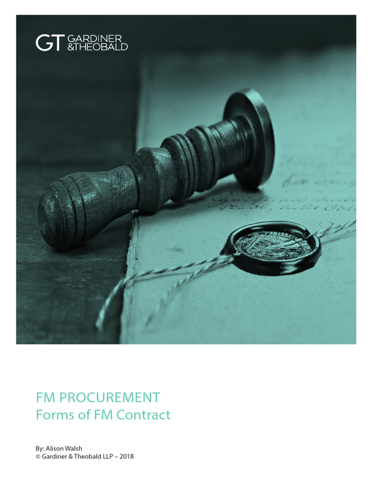 NEC4 Facilities Management Contract Guide | PDF | Business | Private Law