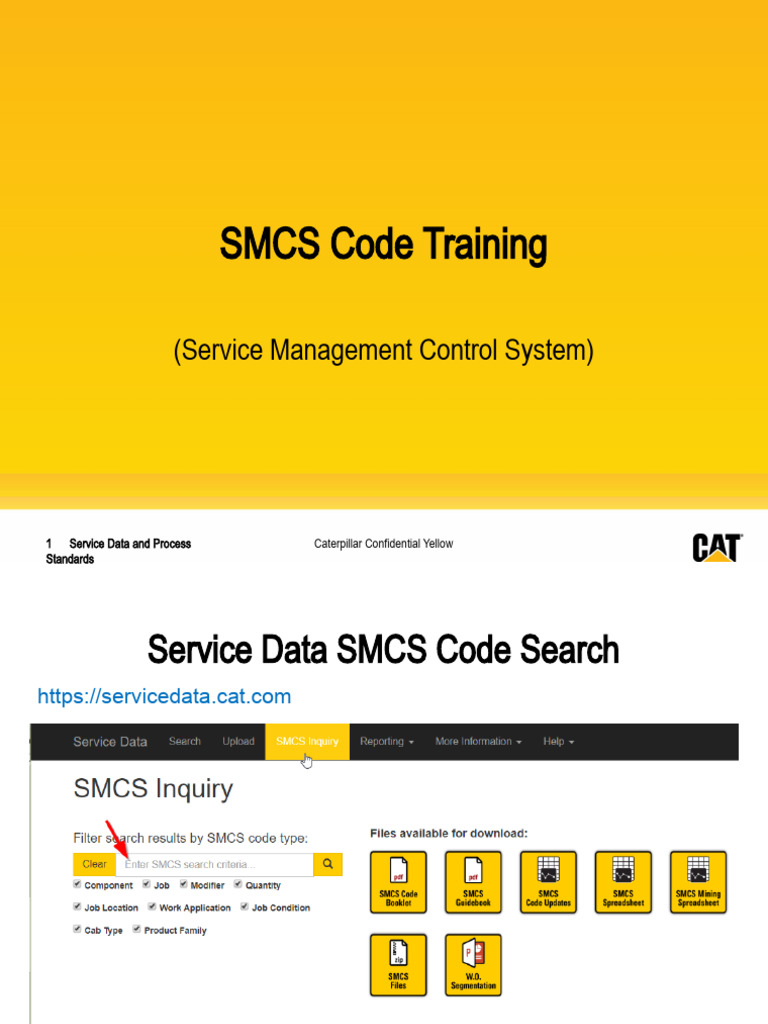 SMCS Codes User Training Manual | PDF | Business