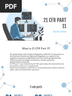 Overview of 21 CFR Part 11 Regulations | PDF | Signature | Identity ...