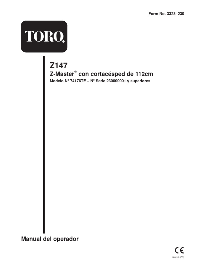 Toro 147 | PDF | Gasolina | Cortacésped