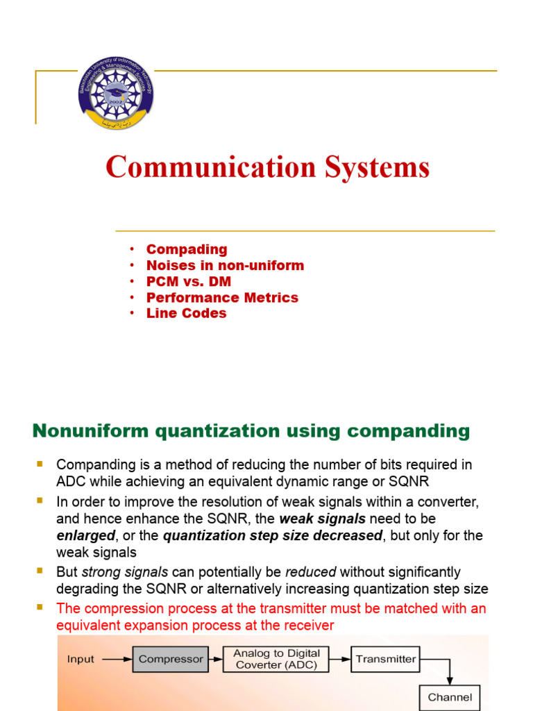 Comm. Sys. Lect. 9 | PDF | Modulation | Sampling (Signal Processing)