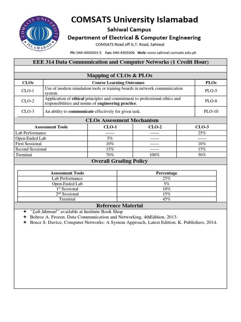 EEE314 Data Communication and Computer Networks Lab | PDF | Router (Computing) | Information And ...