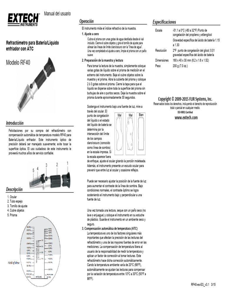 RF40 UM-es | PDF | Óptica | Ciencias fisicas