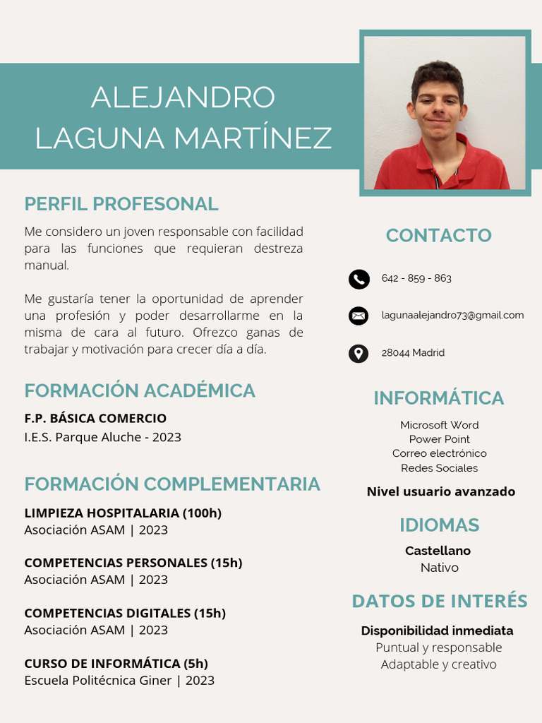 Alejandro Laguna Martínez CV | PDF