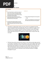 IGCSE Space Physics Revision Notes! (Ayesha) | PDF | Solar System | Planets