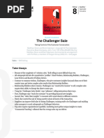 The Challenger Sale | PDF | Sales | Mindset