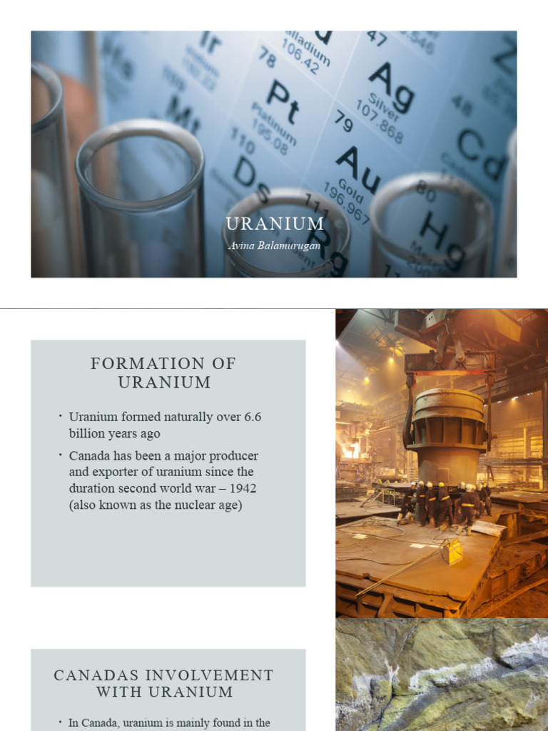 Canada's Uranium Production Overview | PDF | Science & Mathematics
