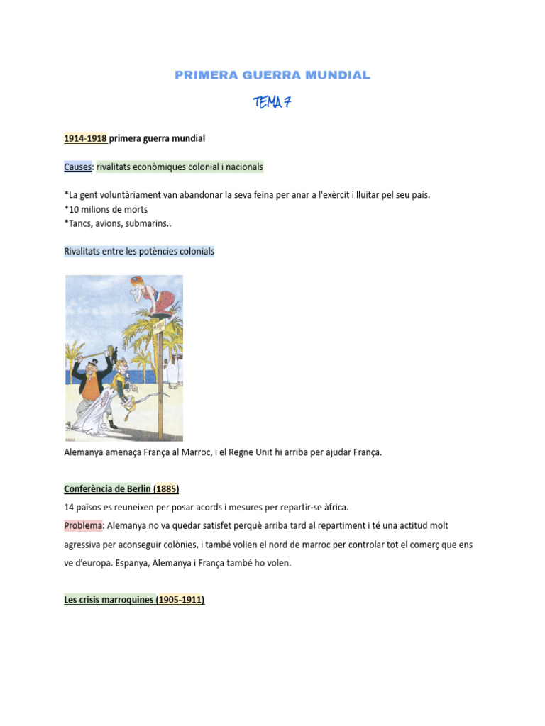 Primera Guerra Mundial | PDF