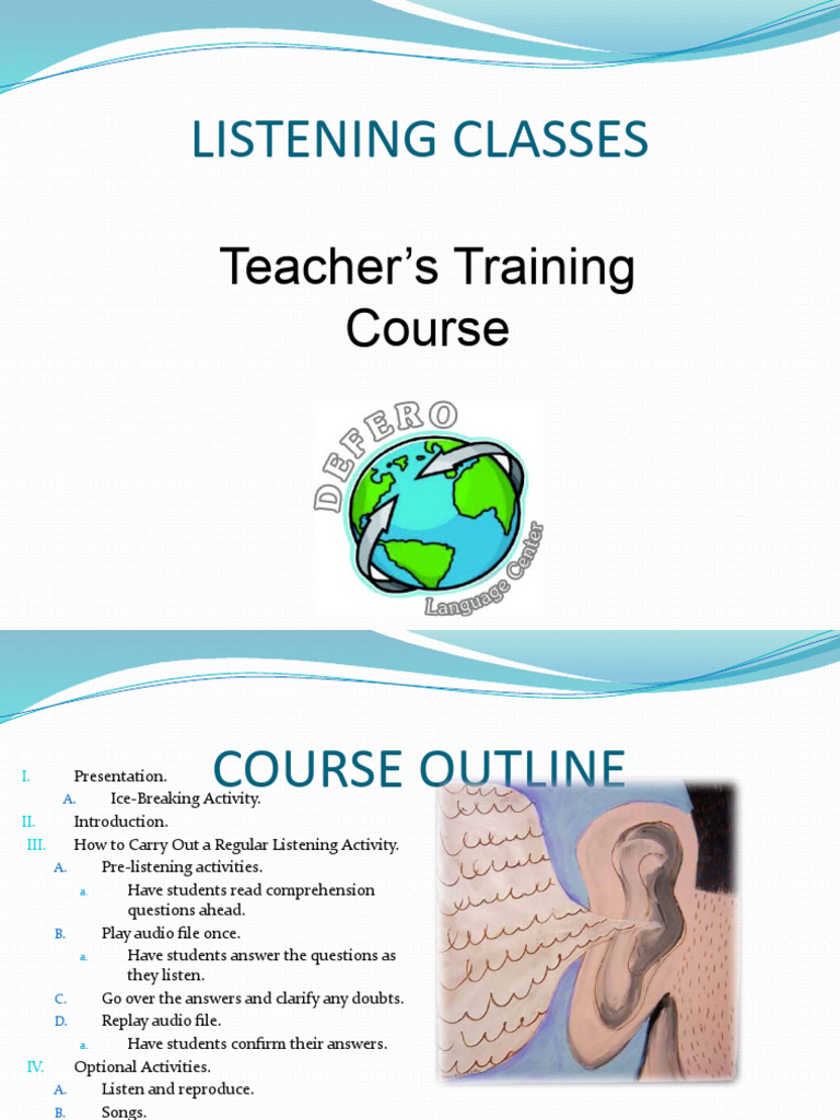 Listening Classes | PDF Listening Classes | PDF