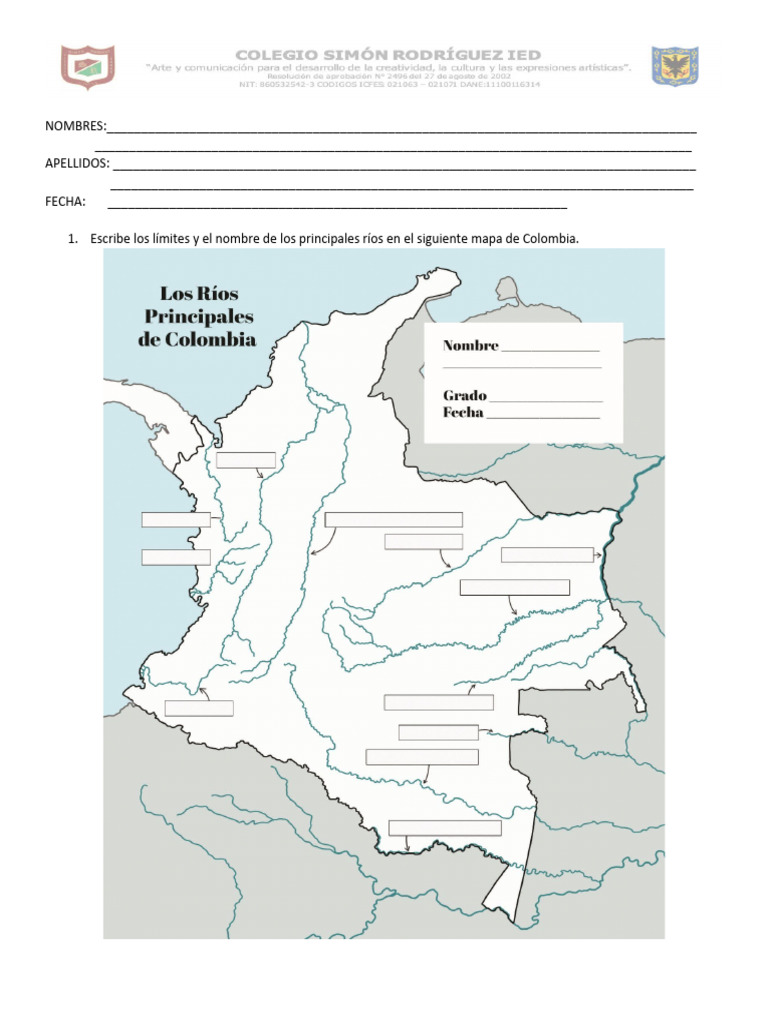 Actividad de Rios de Colombia | PDF