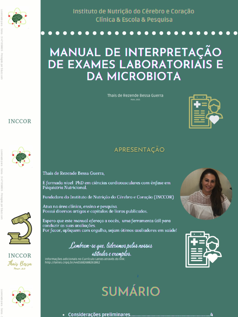 Ebook - Interpretação de Exames Laboratoriais PDF | PDF | Hormônio ...