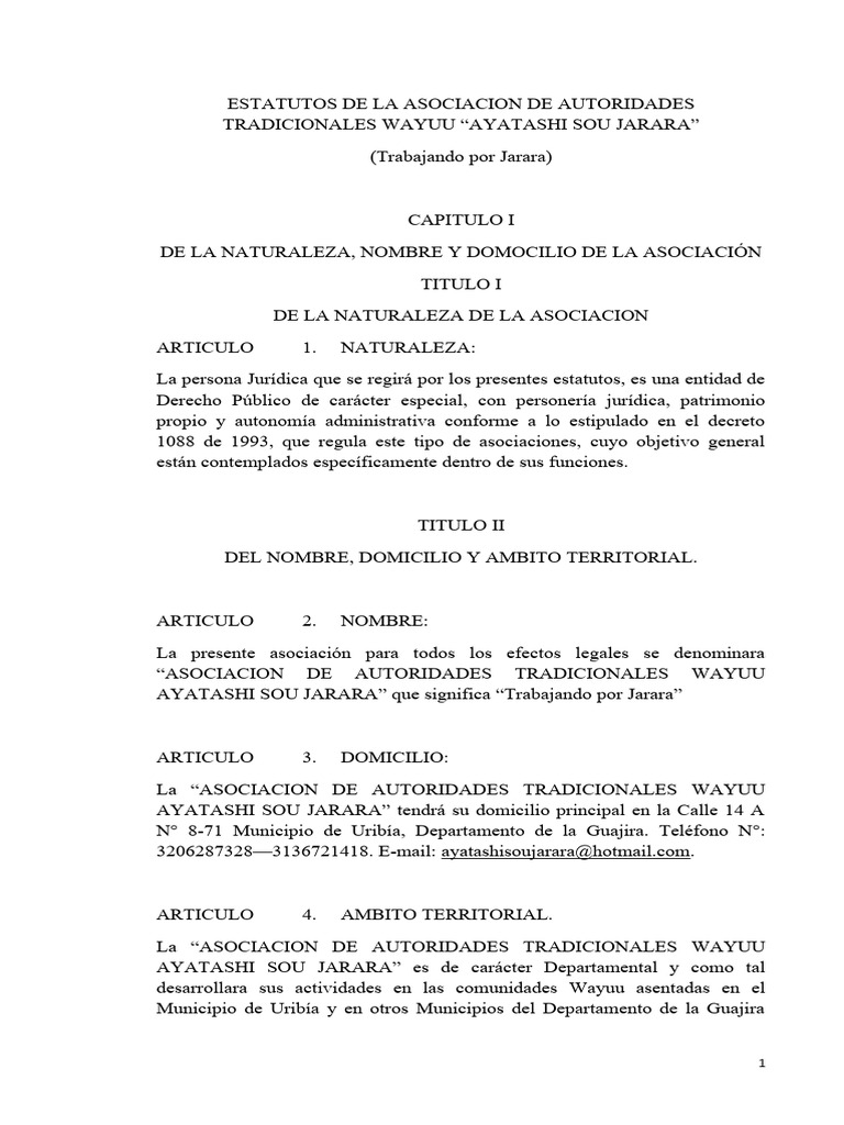Modificacion de Estatutos 2019 | PDF | Ejecutivo (gobierno) | Quórum