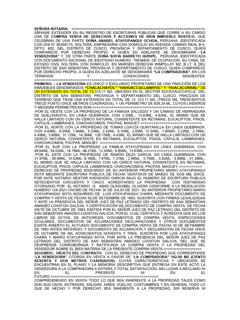 Anabel y Sofia Barreto Quispe | PDF