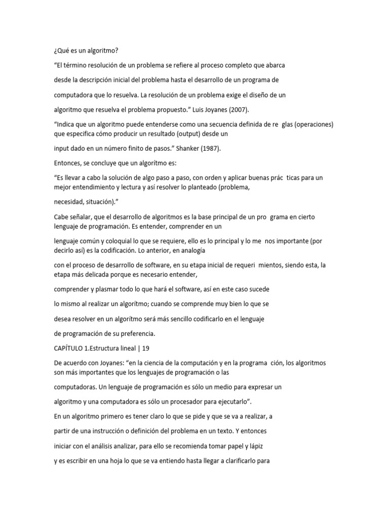 Mini Introduccion A La Programacion Basica | PDF | Algoritmos ... Mini Introduccion A La Programacion Basica | PDF | Algoritmos ...