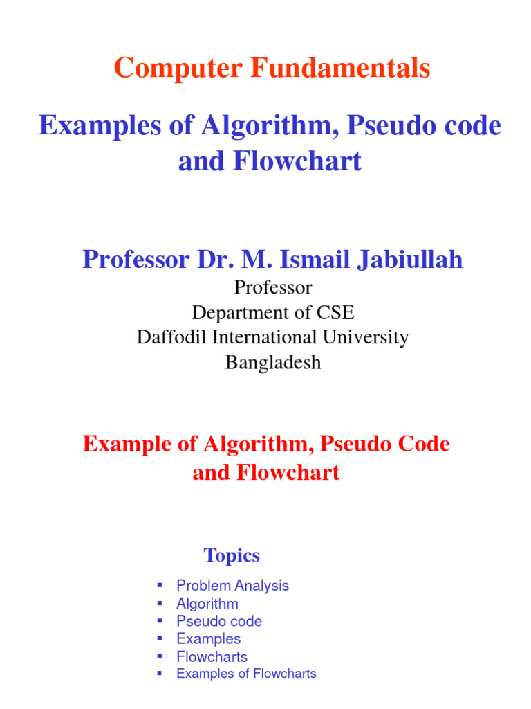 L-14.0 Algorithm - Flowchart - Example | PDF | Algorithms | Applied Mathematics