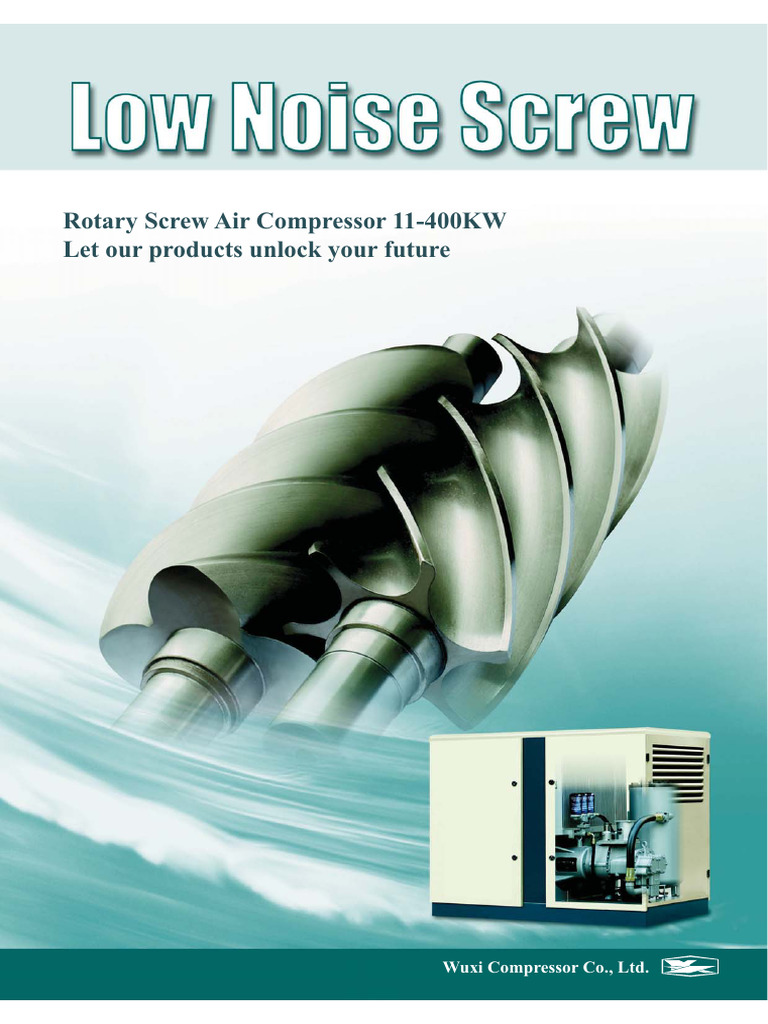 Oil-Injected Screw Compressor Catalogue 11-400kw | PDF | Valve | Mechanical Engineering