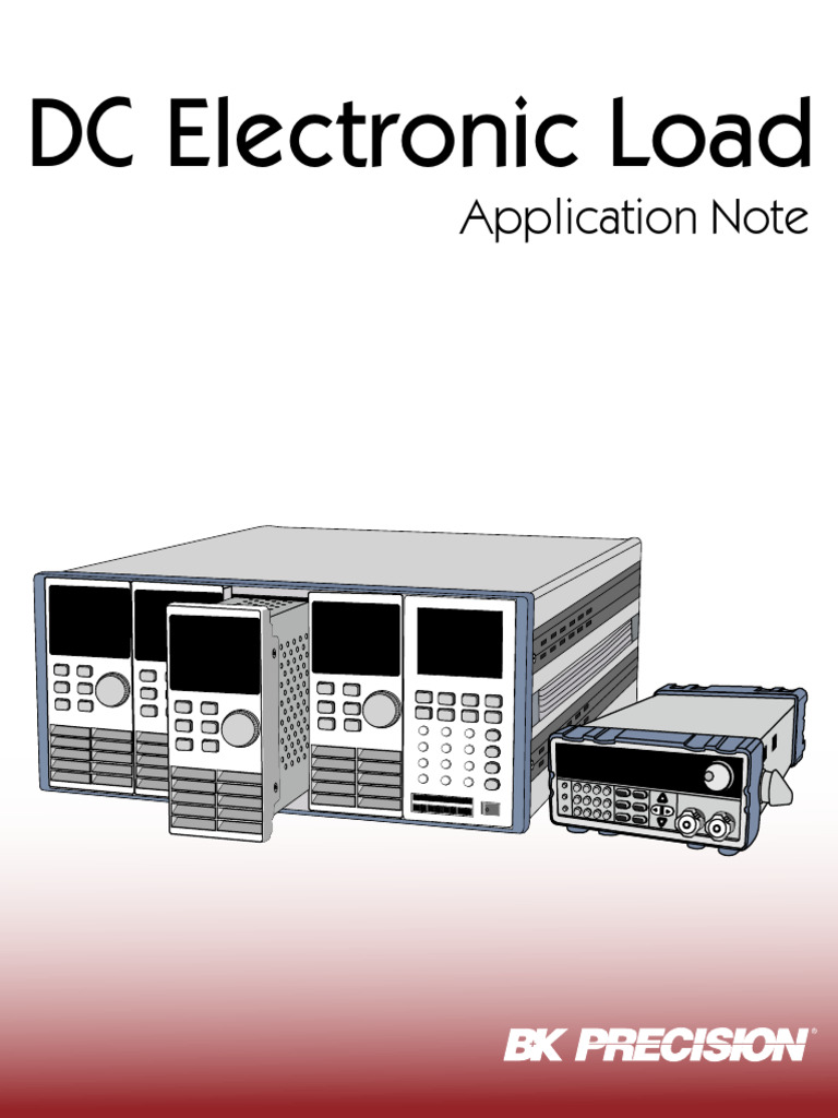 DC Electronic Load Application Note | PDF | Power Supply | Direct Current