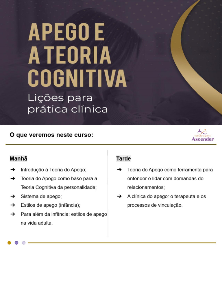 APEGO | PDF | Teoria do Apego | Psicologia