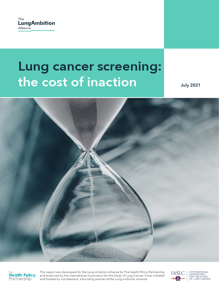 Lung Cancer Screening Cost of Inaction Report | PDF | Cancer | Screening (Medicine)
