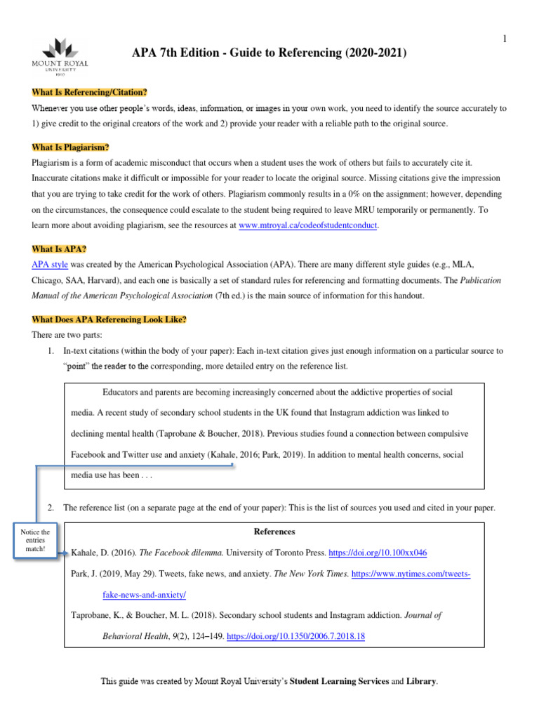 Citing | PDF | Citation | Apa Style