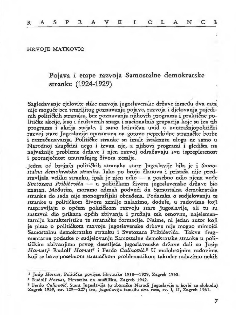 01 Matkovic CSP 1 1971 | PDF