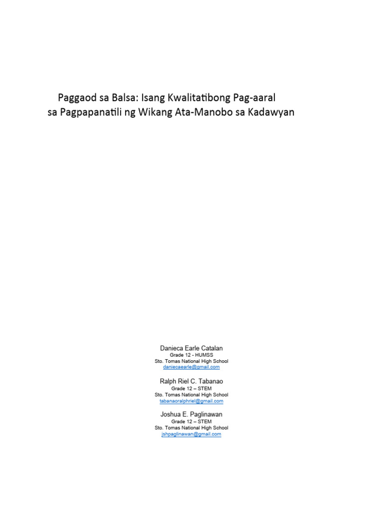 Paggaod 3 1 | PDF