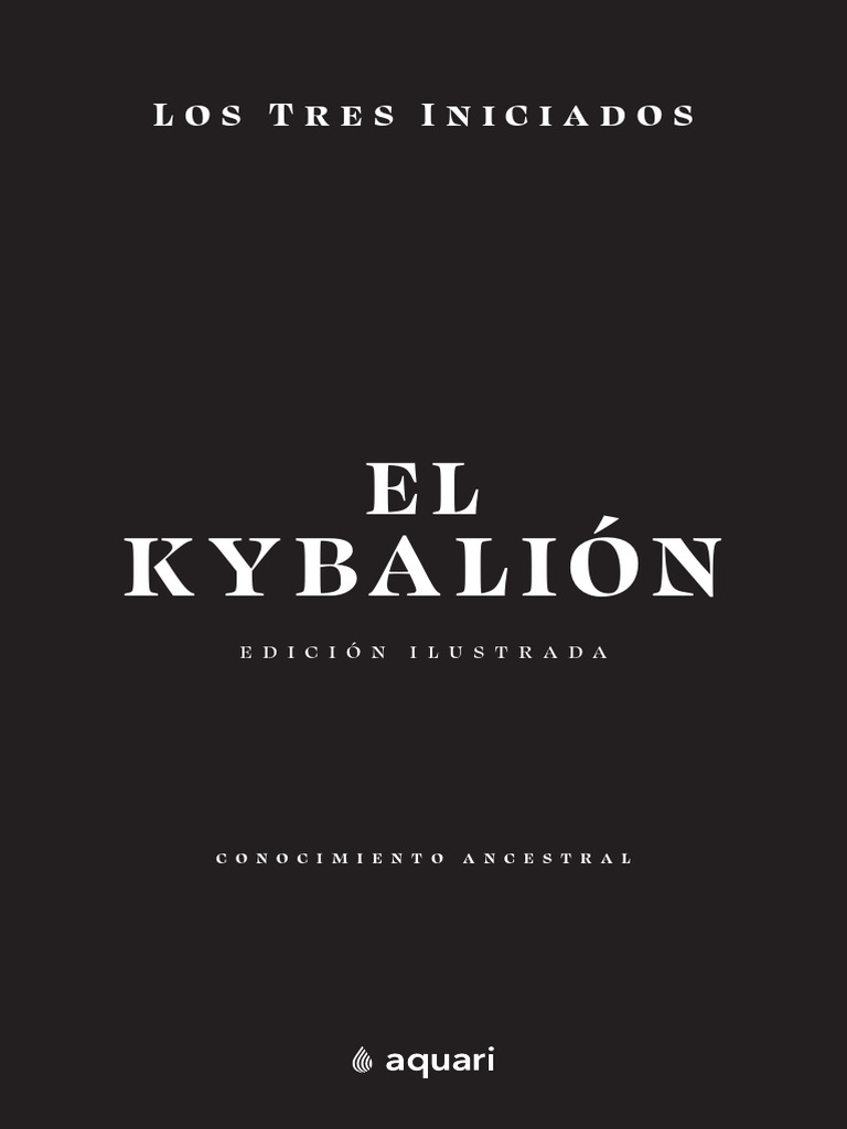 1 Libro El Kybalion Los Tres Iniciados | PDF | Hermes Trismegisto ...