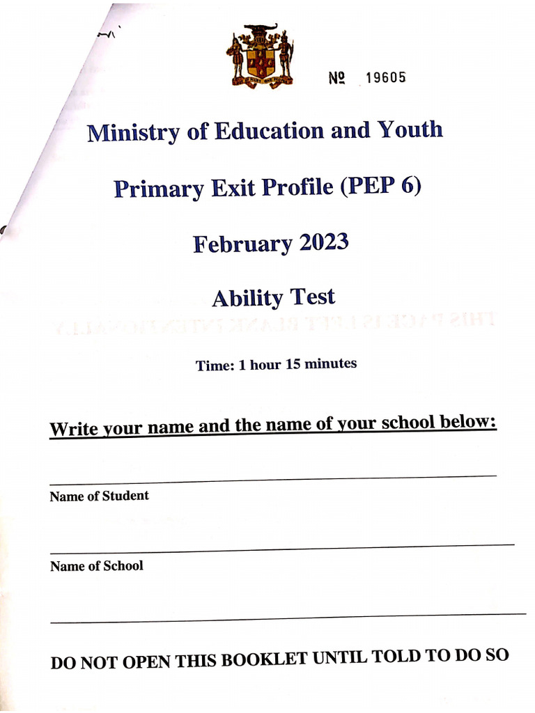 Pep Ability 2023 | PDF