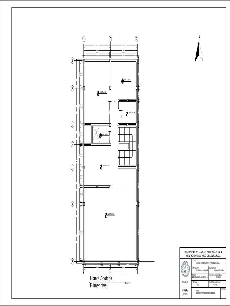 Planta Acotada Nivel 1 | PDF