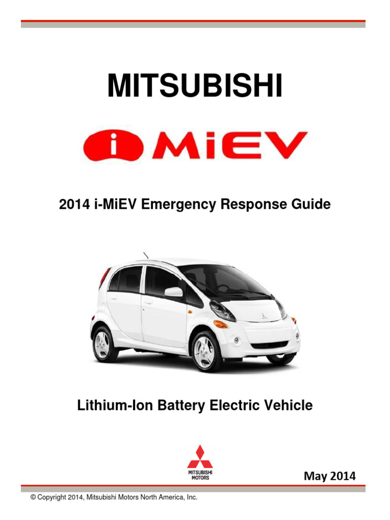 Mitsubishi I MiEV EV 2012-2017 ERG | PDF