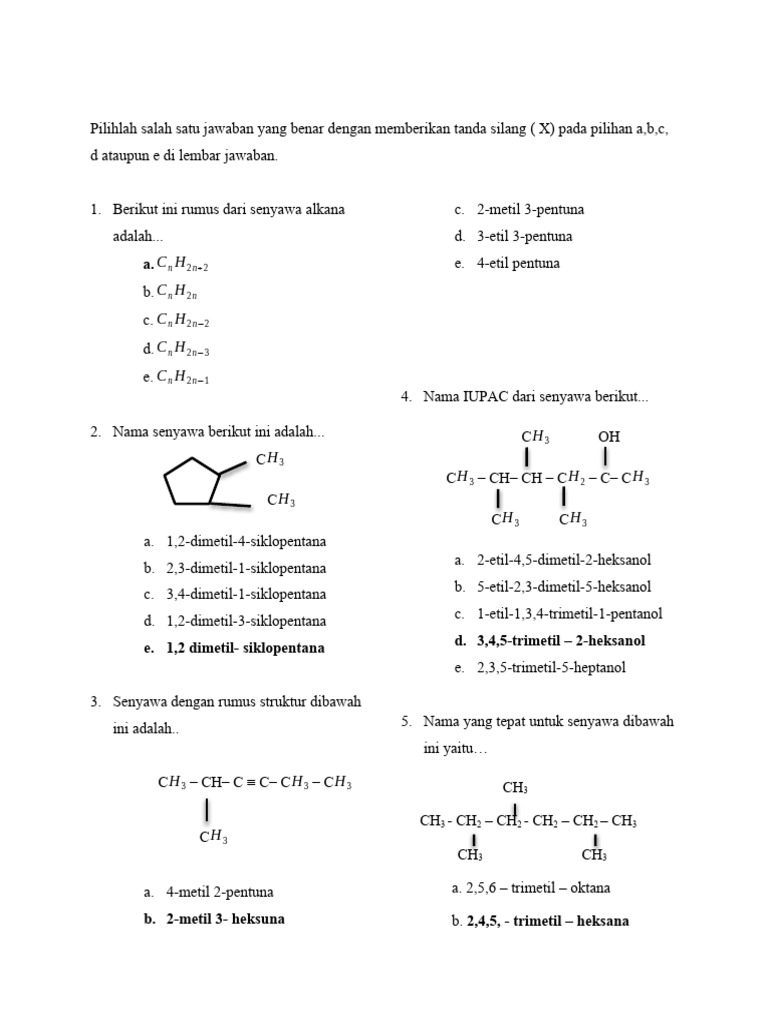 Latihan Uts Kimor | PDF
