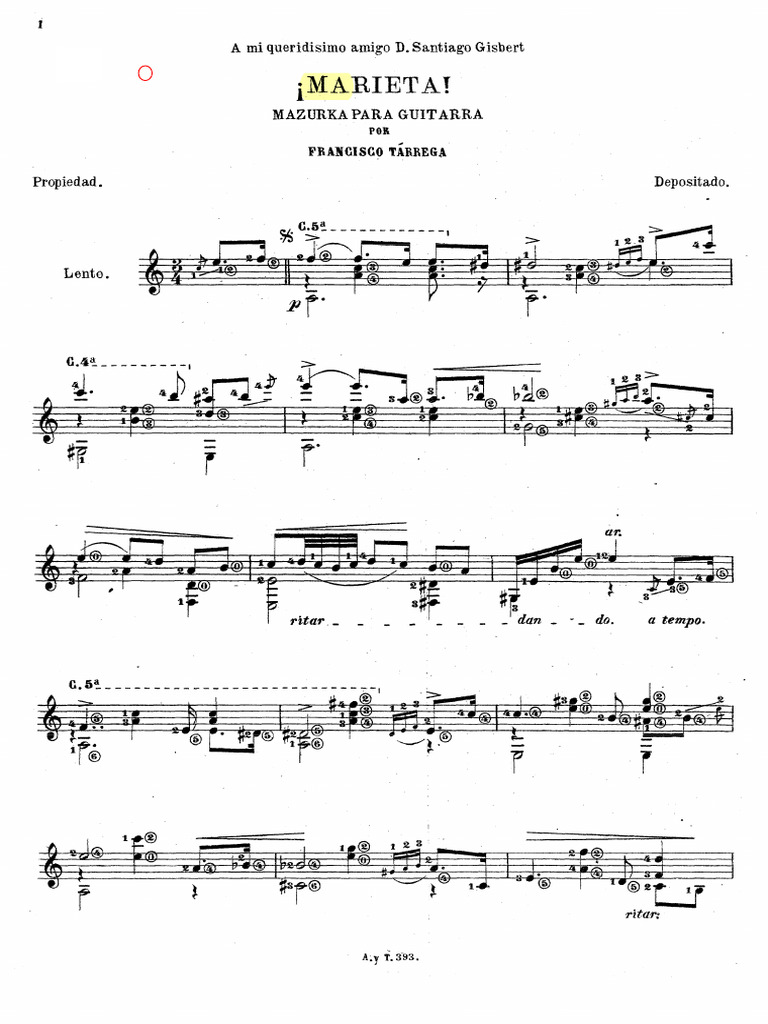 Tarrega Marieta | PDF