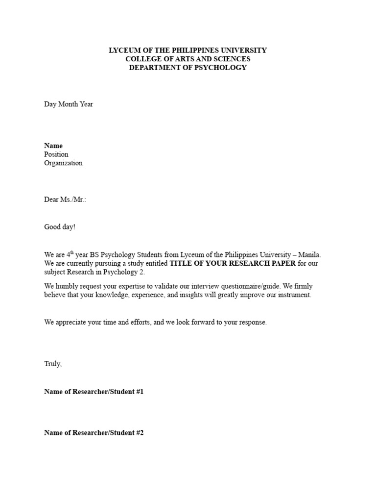 Validation Format For Qualitative Research | PDF | Business | Self ...