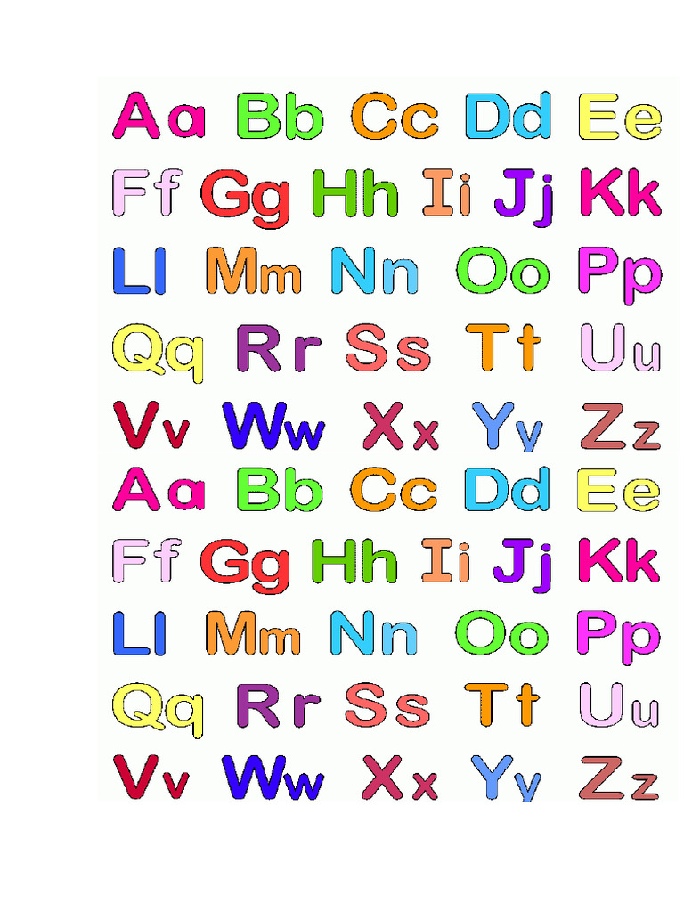 Abecedario A Color | PDF