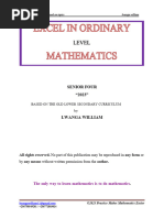 4561 Mathematics UNEB Sample Paper New Curriculum 2024 Plus Scoring ...
