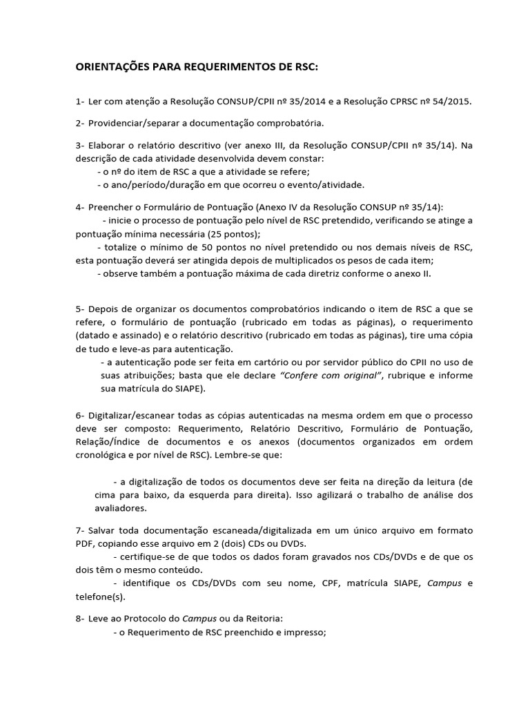 Orientacoes Sobre RSC | PDF | Informática