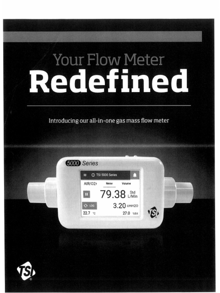 Tsi - 5000 Series GP Flowmeter Brochure, BW | PDF