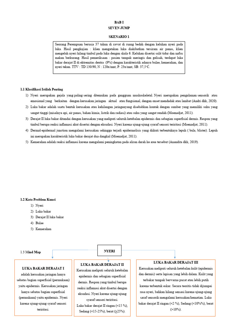 Modul 1 Bab 1 PBL Kasus Sistem Integumen | PDF