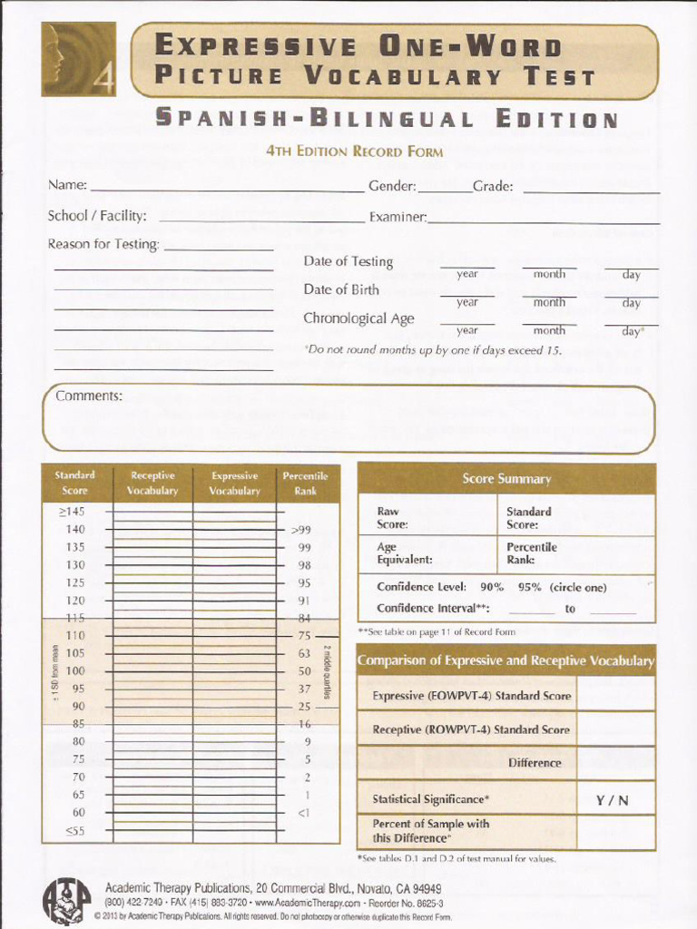 EOWPVT Protocolo Original Expresivo | PDF