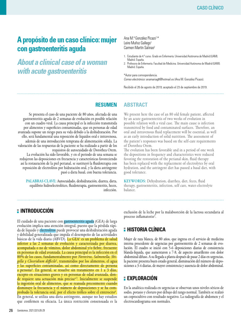 Gastroenteritis Aguda | PDF
