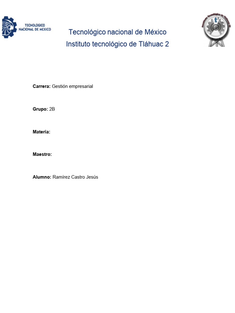 Portada para Trabajos Del Tec | PDF