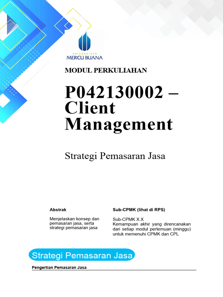Modul Client Management (TM3) | PDF
