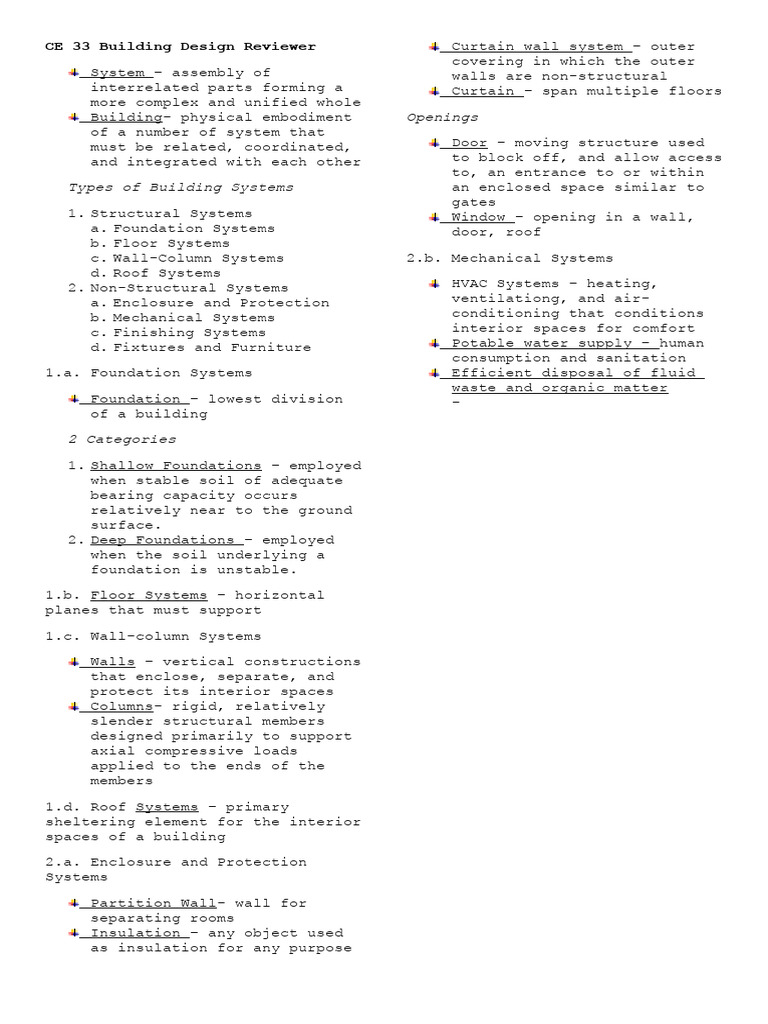 Building Design Systems Overview | PDF