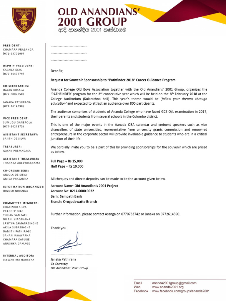 Pathfinder Souvenir Letter | PDF