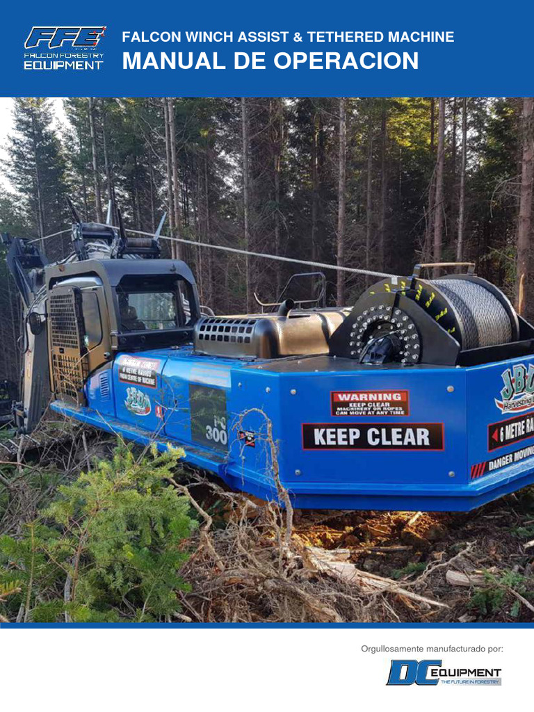 Manual de Operacion Falcon Winch Assit Chile15° | PDF | Engranaje | Grúa (máquina)