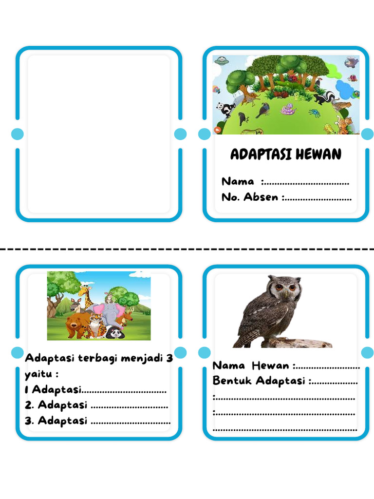 Booklet adaptasi hewan (2) | PDF