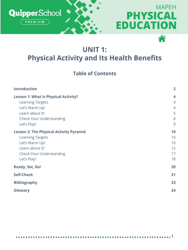 Grade 5 Physical Activity Guide | PDF | Sedentary Lifestyle | Determinants Of Health