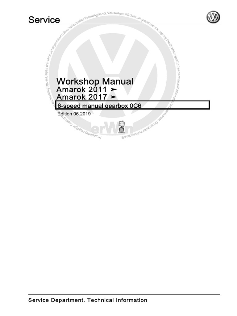 6-Speed Manual Gearbox Workshop Manual | PDF | Manual Transmission ...